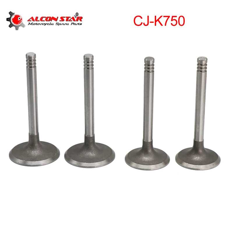 Alconstar- 4 Pcs/Set Motorcycle Intake Exhaust Valves For SV Flat head ...