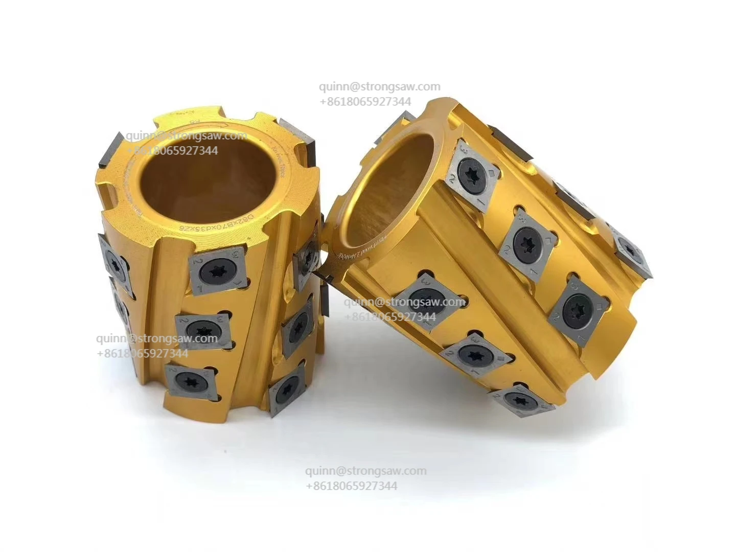 LIVTER 80mm 90mm 125mm wood planing helical cutterhead end mill spindle ...