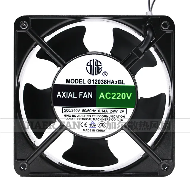original G12038HA2BL G12038HA2SL 12cm 120*38mm 220V welding machine cooling fan - laptop ...