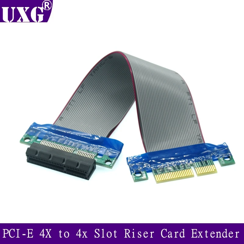 New-arrive-PCI-Express-Flex-Relocate-Cable-PCI-E-4X-to-4x-Slot-Riser ...
