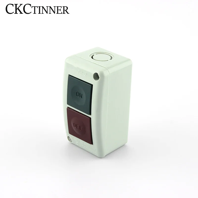 Button-Switch-PB-2-Self-reset-Two-Position-Button-box-AC-250V-3A-Amp-ON ...