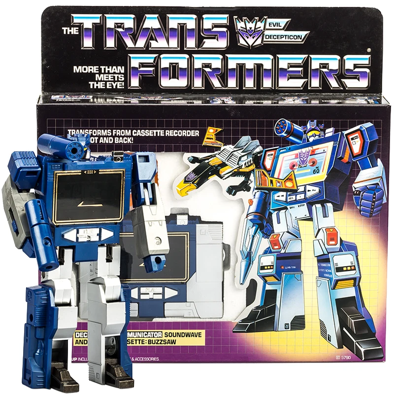 Transformation G1 Reissue Soundwave With Buzzaw Cassettes Brand New ...