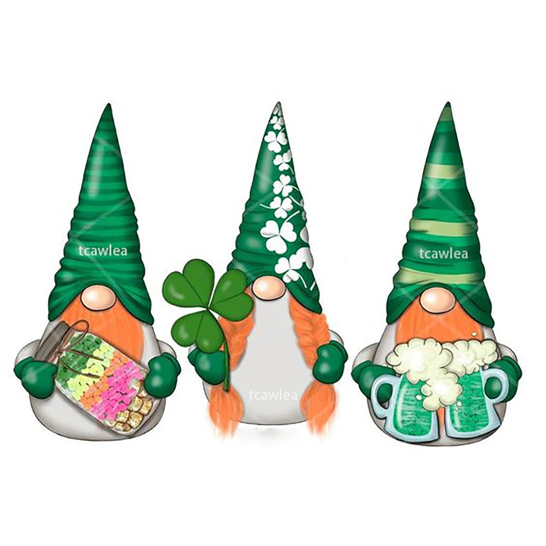 New-Cat-Rainbow-Wishing-Bottle-Clover-Beer-Gnome-Metal-Cutting-Dies ...