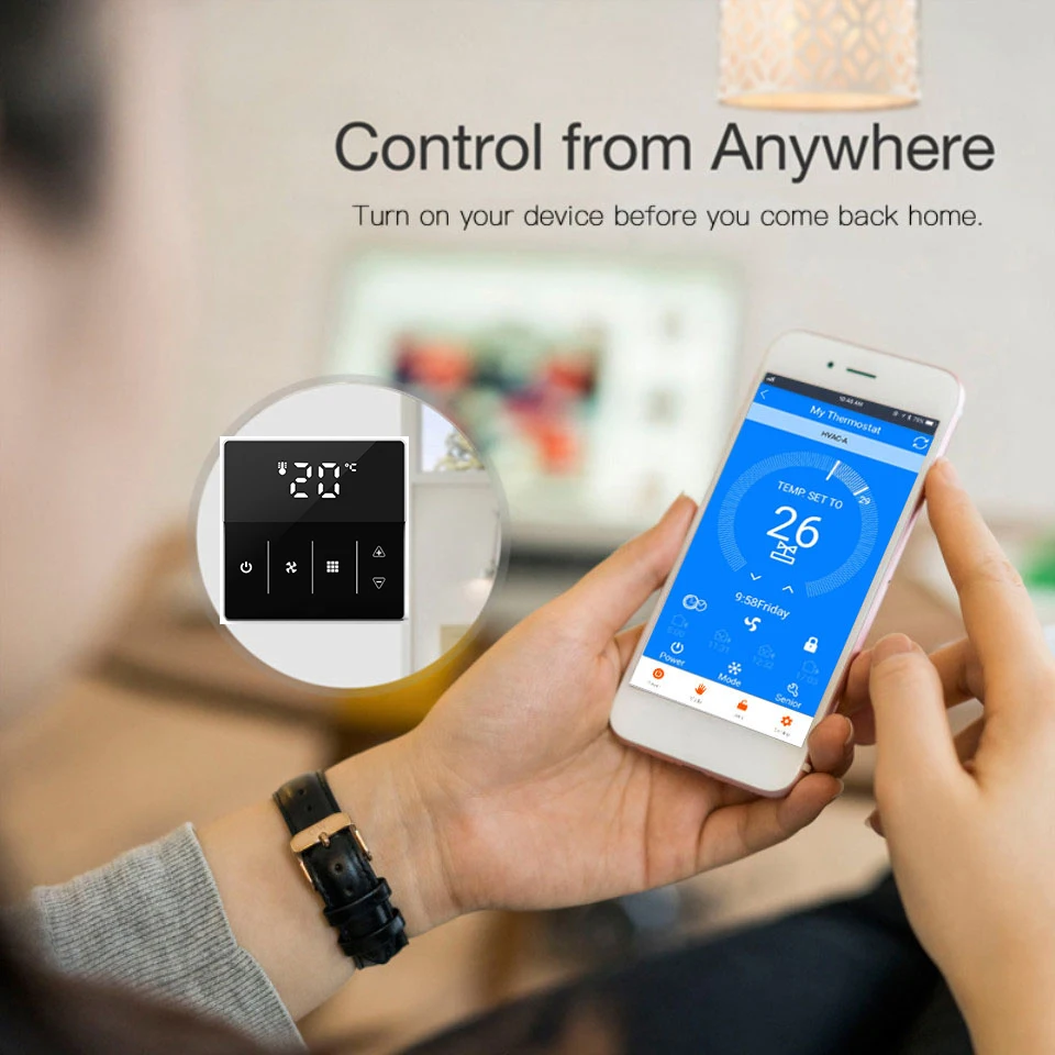 Other DIY & Tools - WiFi Smart FCU Thermostat Central Air Conditioner ...