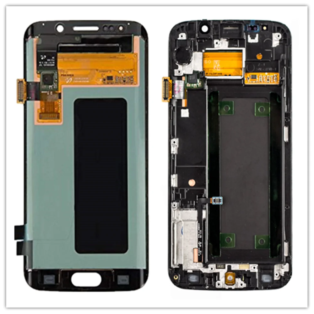 Para Samsung Galaxy S6 Edge, LCD G925, G925F, pantalla SM G925F ...