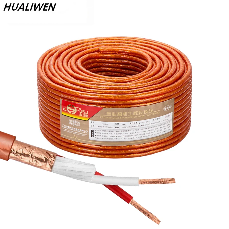 DIY-Loud-Speaker-Cable-Hi-Fi-Audio-Line-Cable-Oxygen-Free-Copper ...