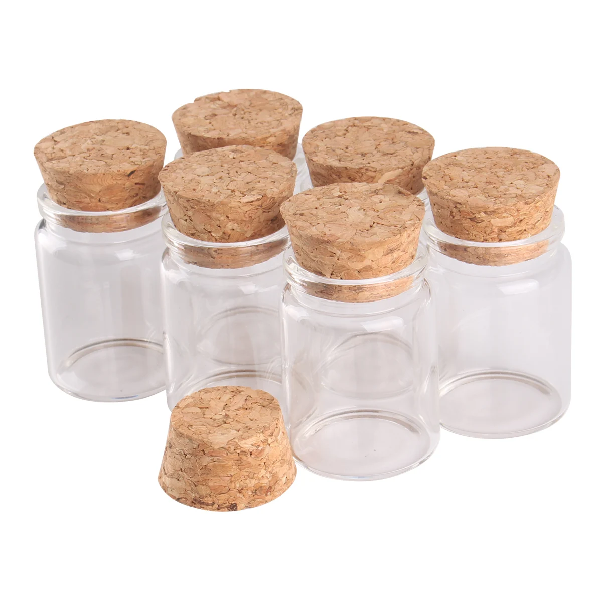 6-pieces-30ml-Size-37x50mm-Mini-Small-Glass-Candy-Bottles-Jars-with ...