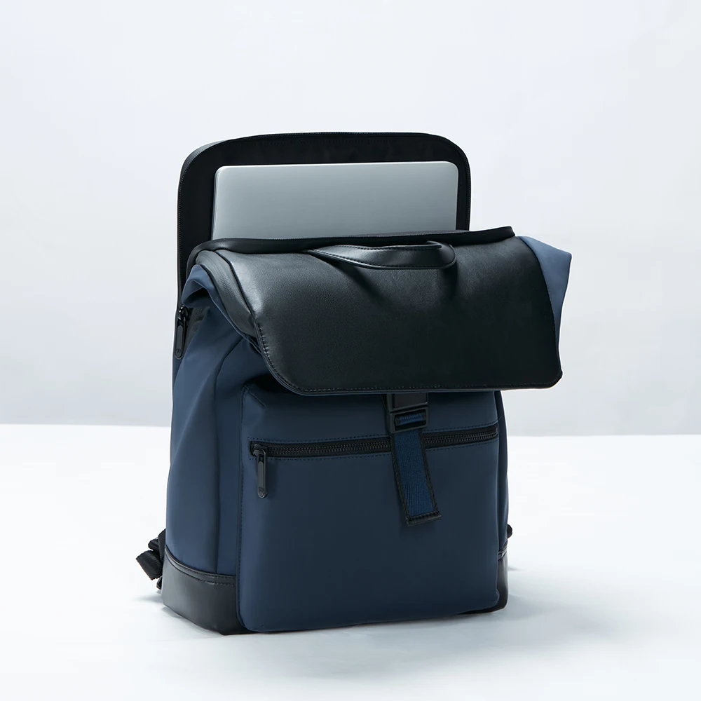 NINETYGO 90FUN Manhattan Urban Casual Backpack Men Bag PU Casual Chic ...