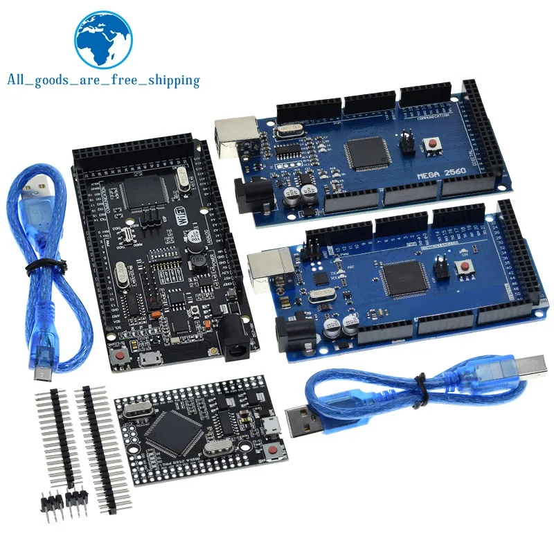 Mega2560 ATMEGA16U2 / Pro Mini MEGA 2560 Mega+WiFi R3 ATmega2560 Chip CH340G For Arduino Mega R3 ...