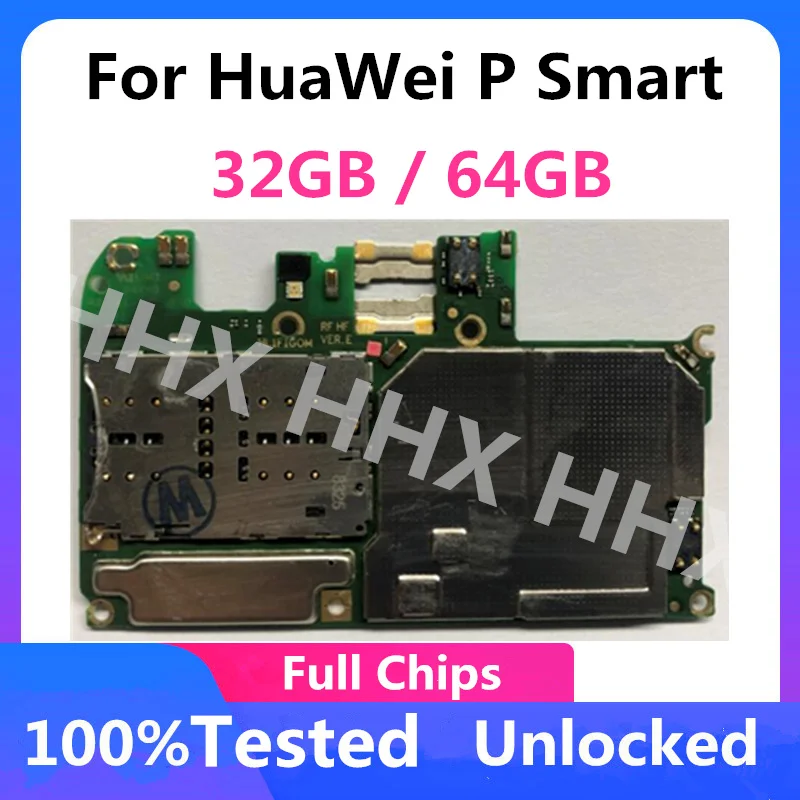 Original for HuaWei P Smart Motherboard 32GB 64GB Unlocked Logic Board ...