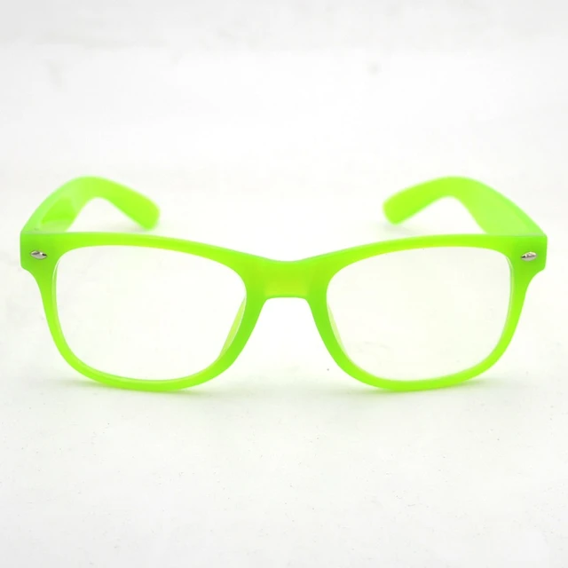 Lime Green Nerd Glasses