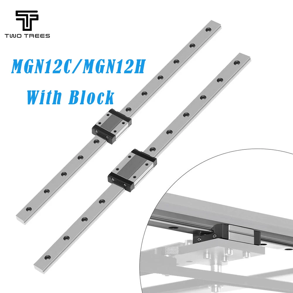 3d Printer Parts Guide Rail Mgn12c Mgn12h 100 150 200 250 300 350 400 ...