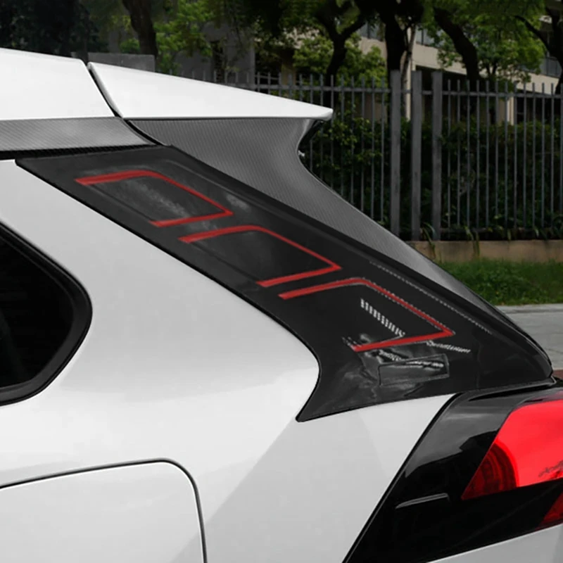 Exterior Rear Tail Window Spoiler C Pillar Molding Cover for Toyota ...