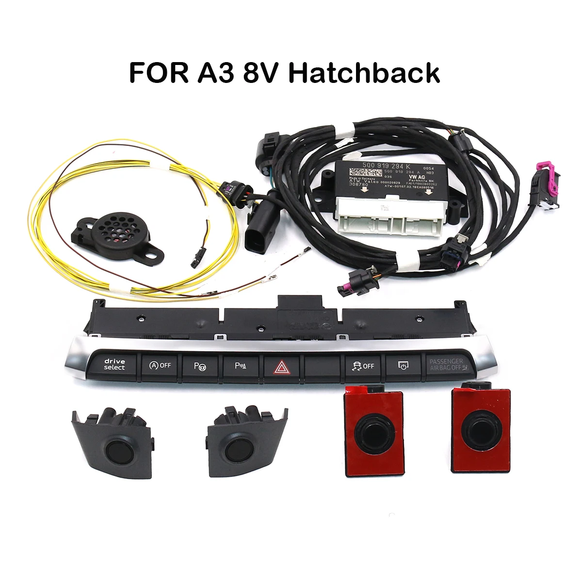 Front Parking Sensor Set Front Pdc 8k Ops 4k To 8k For Audi A3 8v ...
