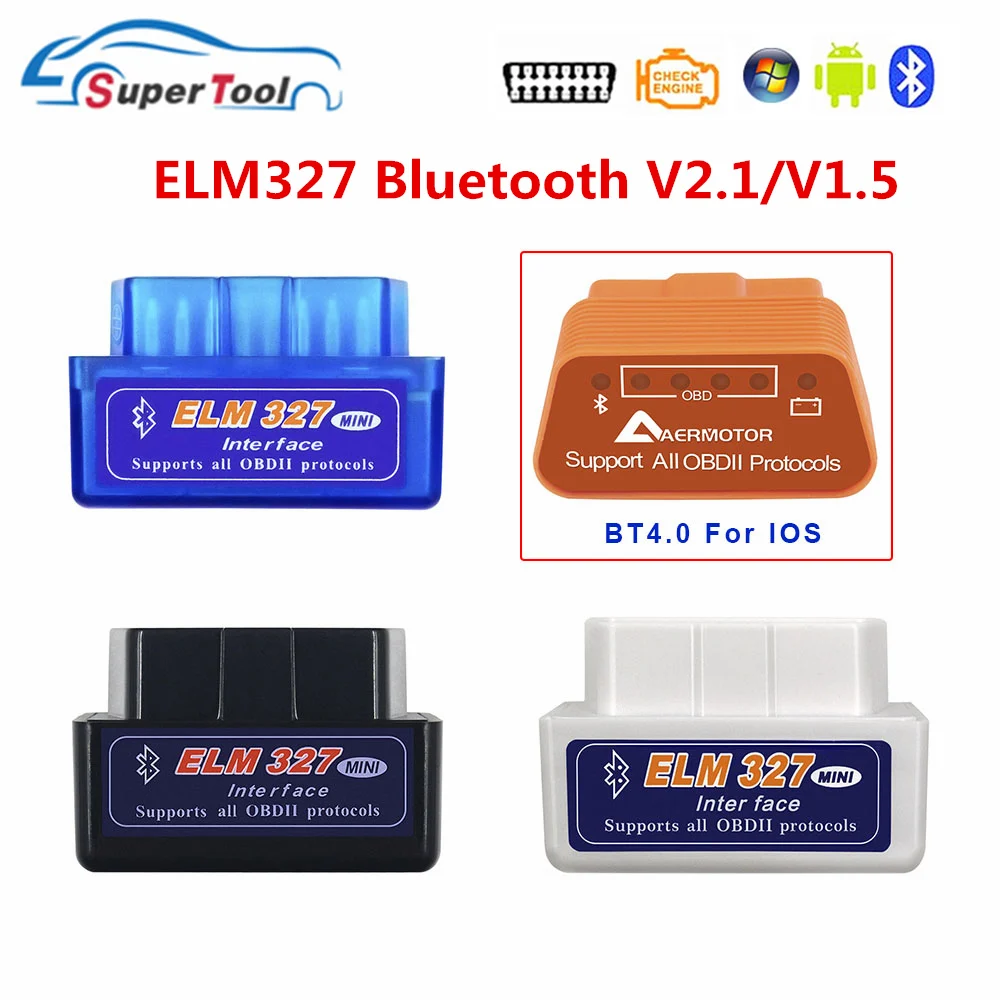 Elm327 Obd2 Mini Scanner For Car Elm 327 V Bluetooth Wifi, 42% OFF