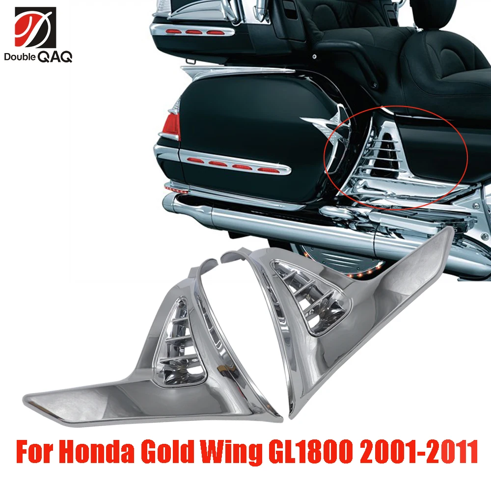 Chrome-Triangle-Cover-For-Honda-GoldWing-GL-1800-GL1800-Chrome-Left ...