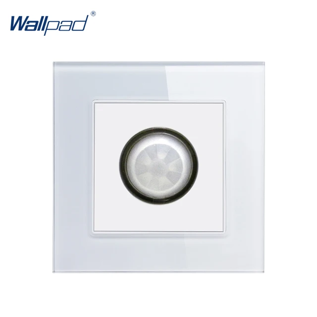 Human IR Sensor Switch Wallpad Crystal Glass Panel Infrared Light ...