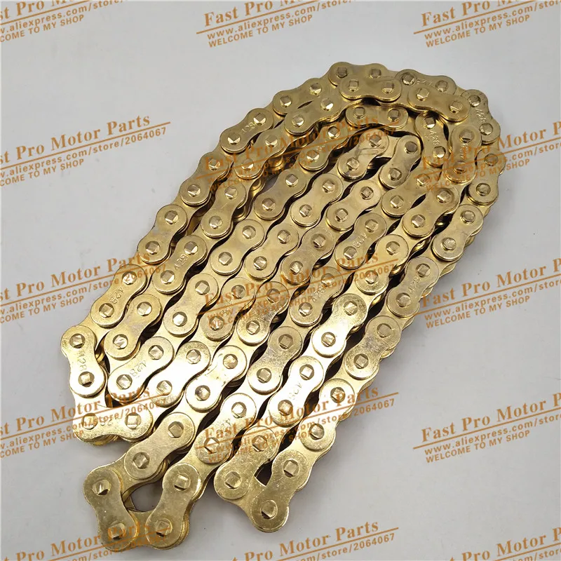 428 110 LINKS GOLD DRIVE CHAIN FOR PIT PRO DIRT BIKE ATV QUAD 125cc ...