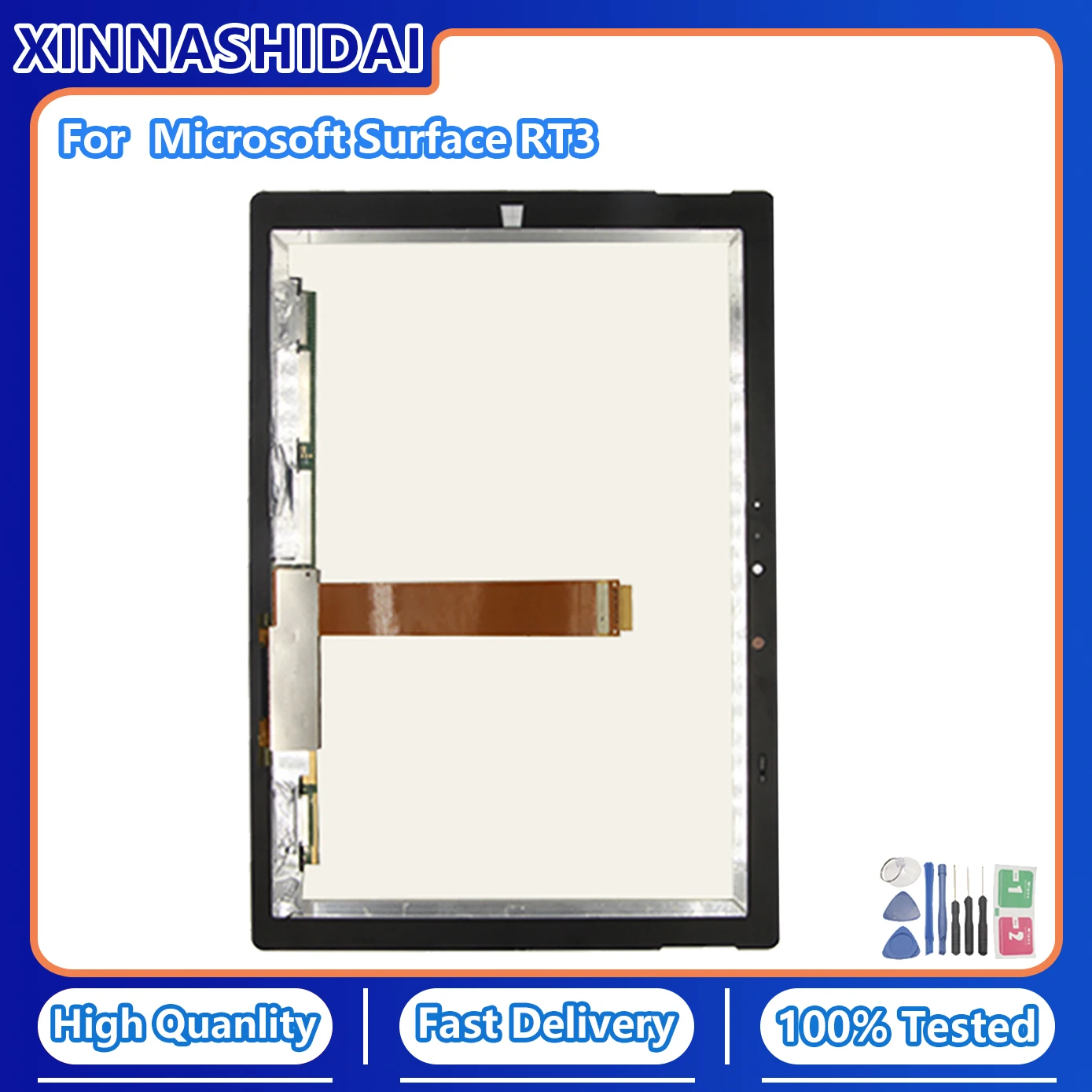 100-Tested-LCD-For-Microsoft-Surface-3-RT-1645-LCD-Display-Touch-Screen ...
