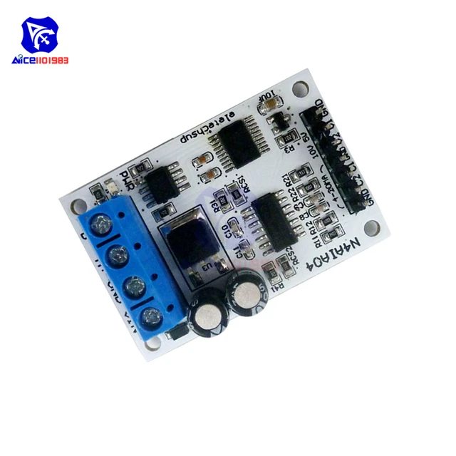 03 06 Function Code ADC R4AVA07 7-Channel RS485 Voltage Analog ...