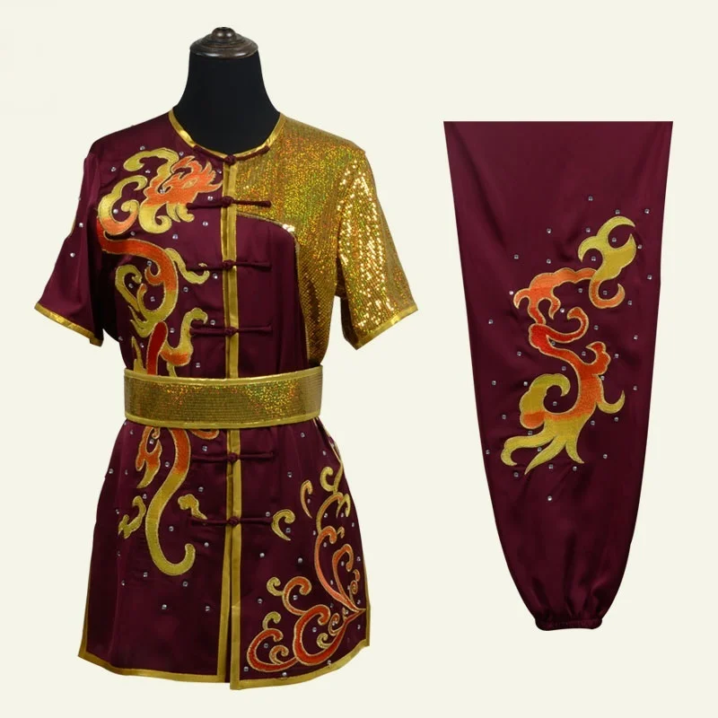 Wushu Clothing Martial Arts Uniform Embroidery Wing Chun Chinese Kungfu ...