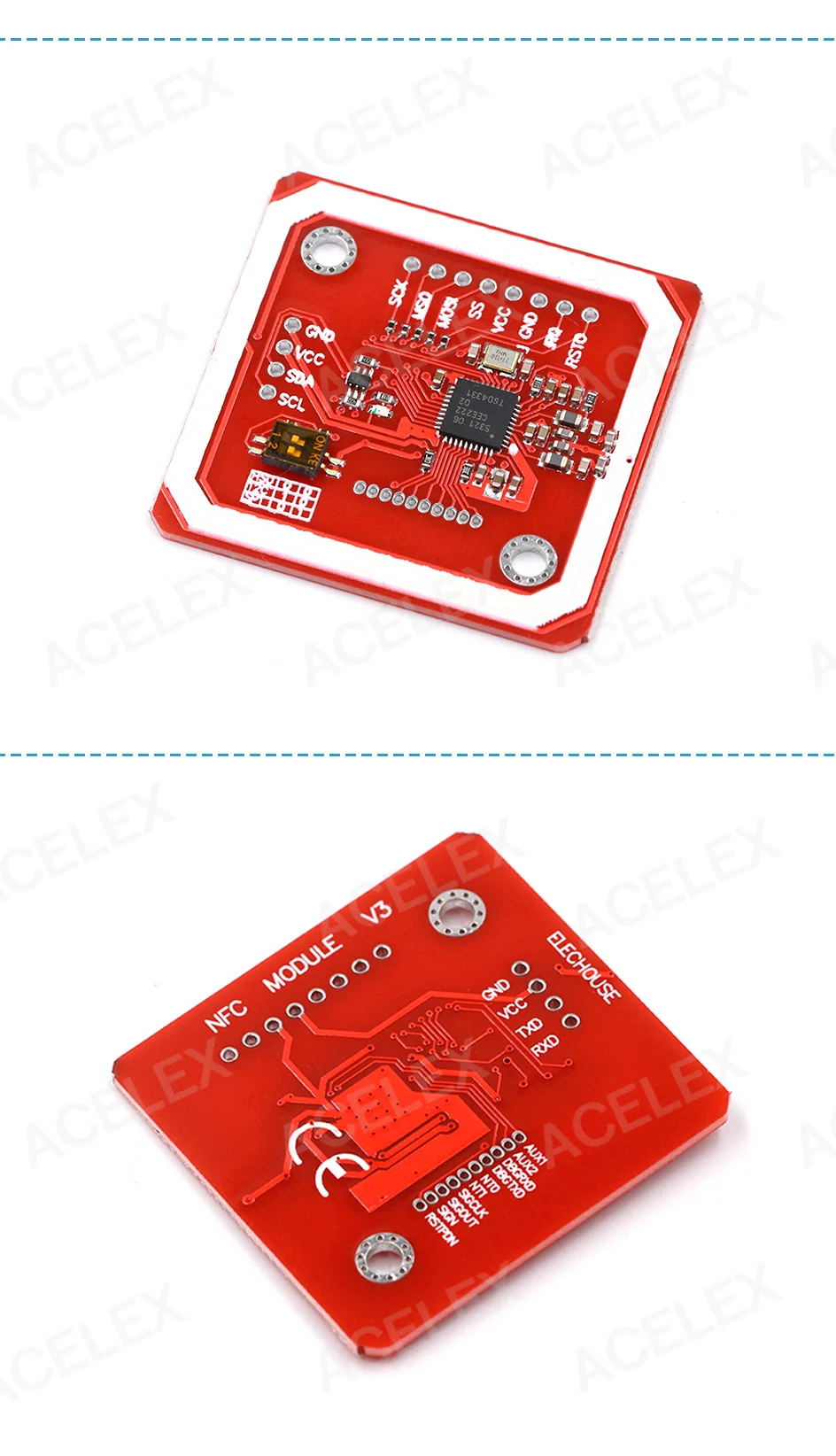 PN532 NFC RFID 무선 모듈 V3 사용자 키트 리더기 모드 IC S50 카드 PCB Attenna I2C IIC SPI ...
