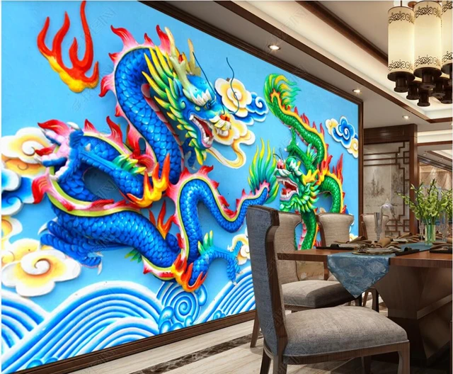 Ancient Chinese Dragon Art Wallpaper