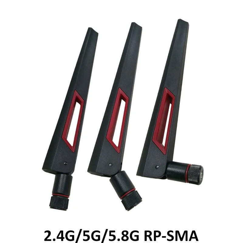 2.4GHz 5GHz 5.8Ghz Antenna real 8dBi RP-SMA Connector Dual Band wifi ...