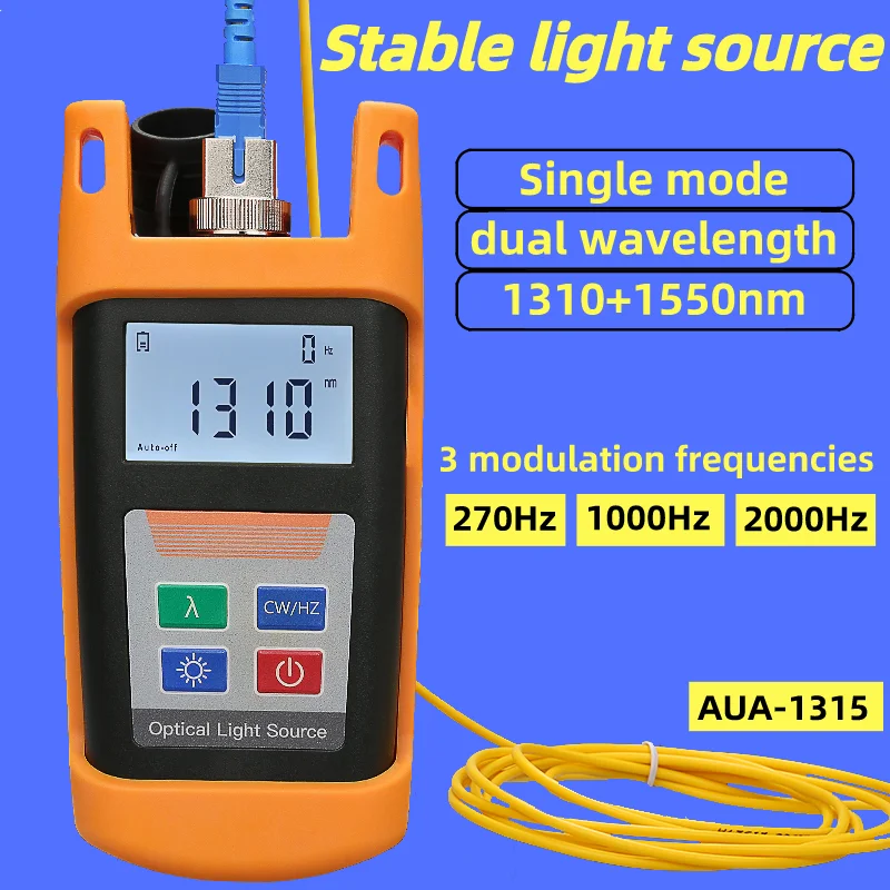 Aua-1315 Optical Fiber Stable Light Sourse Optical Power Emitting Light ...