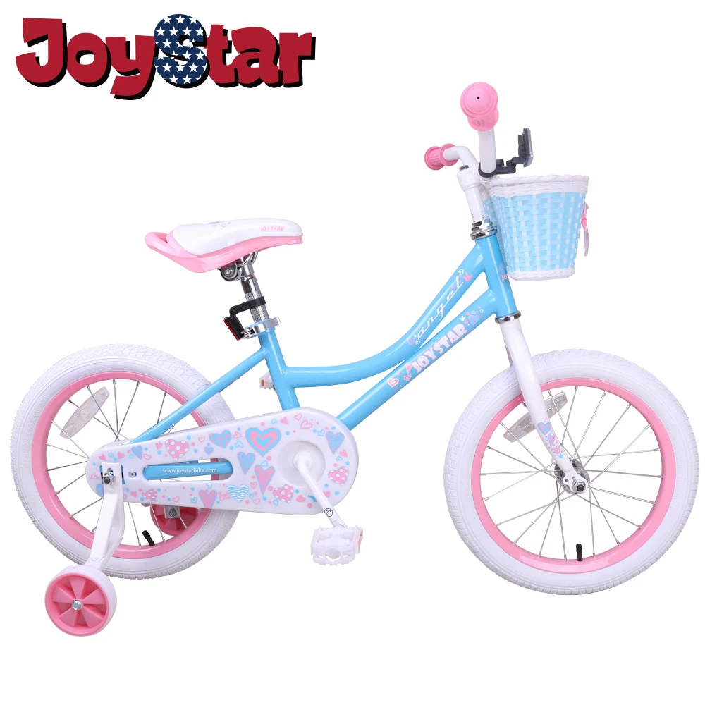 Us Warehouse Colorful Girls Bike With Basket & Training Wheels 12 14 16 ...