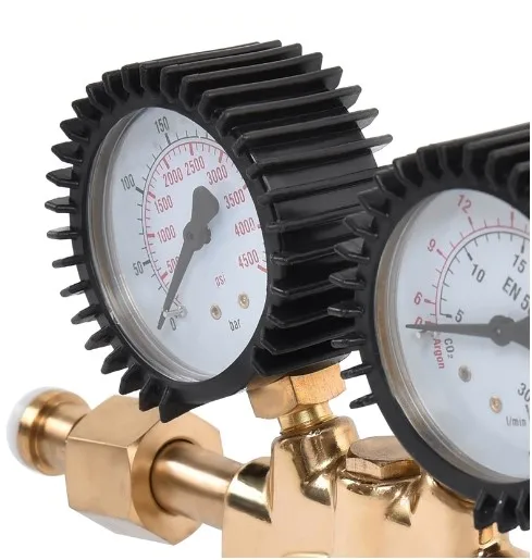 Carbon Dioxide Pressure Reducer High Quality Brass AR/CO2 Meter ...