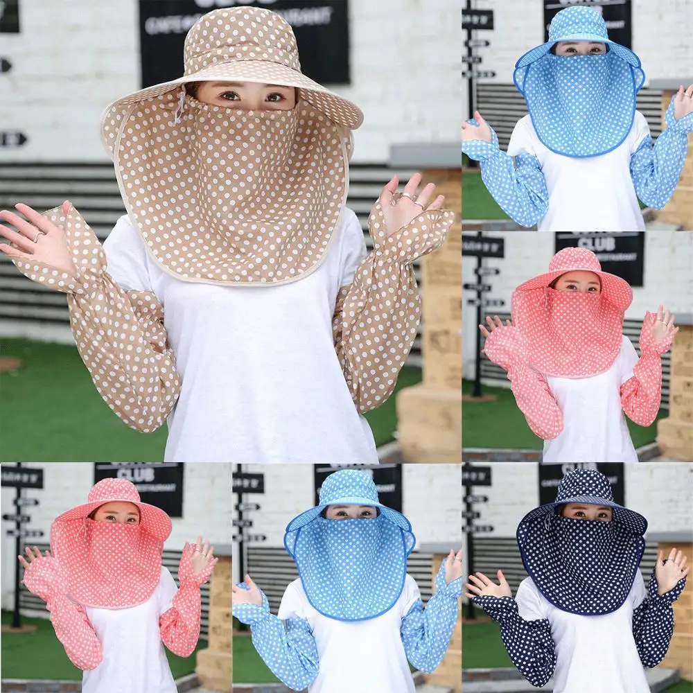 50-Multi-function-Protective-Cap-Women-Lady-Outdoor-Hat-Adult-Anti ...