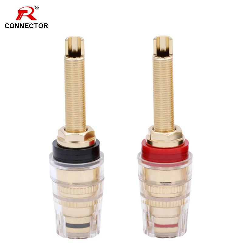 1pair Brass Binding Post Hifi Terminals Connector, 19mm Binding Post ...