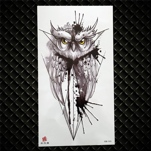 Mechanical Owl Tattoo