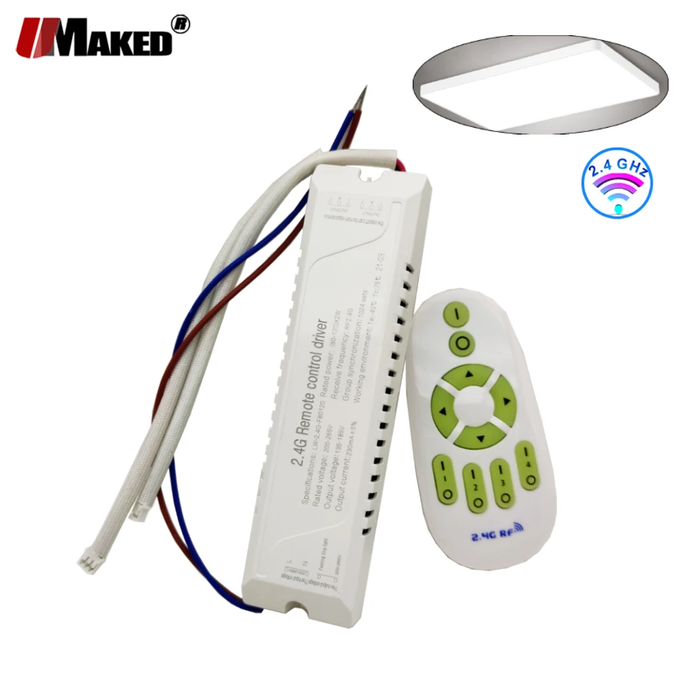 2set 120x2w 220v Led Driver Intelligent 2.4g Wireless Rf Remote ...