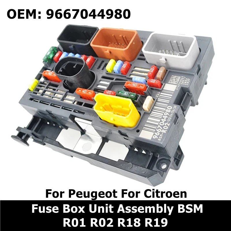Other Parts & Accessories - 9667044980 Under Bonnet Fuse Box BSM R01 ...