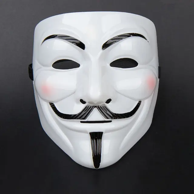 Horror V for Vendetta Scary Terror Mascara Villain Joke Maska Cosplay ...