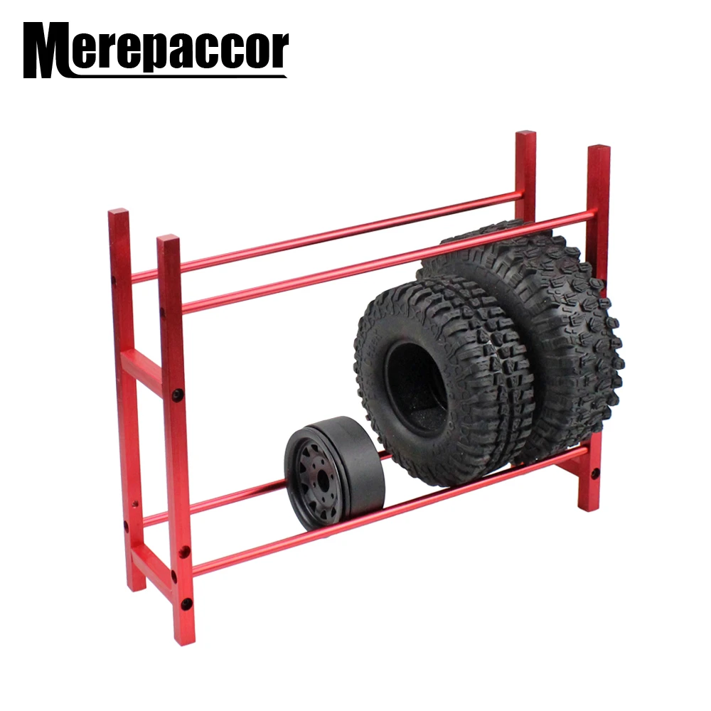 MEREPACCOR 1/10 Scale 1.9 2.2 Wheel Rim Tire Shelf Storage Rack for RC ...