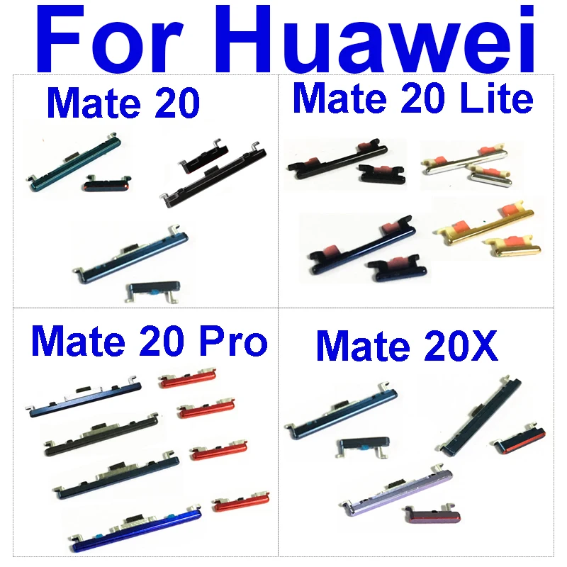 Power Volume Buttons For Huawei Mate 20 Pro 20 Lite 20X Up Down Audio ...