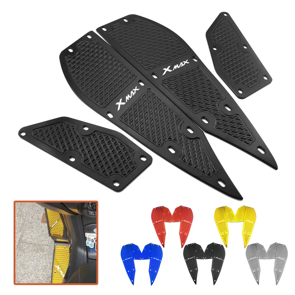 Motorcycle Aluminum Foot Rest Plate Pedal Plate Footrest Footpads For ...