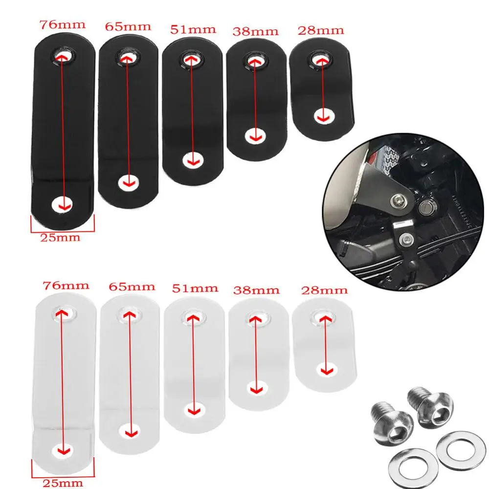 28mm 38mm 51mm 65mm 76mm Motorcycle Raise Tank Lift Modified Risers w ...