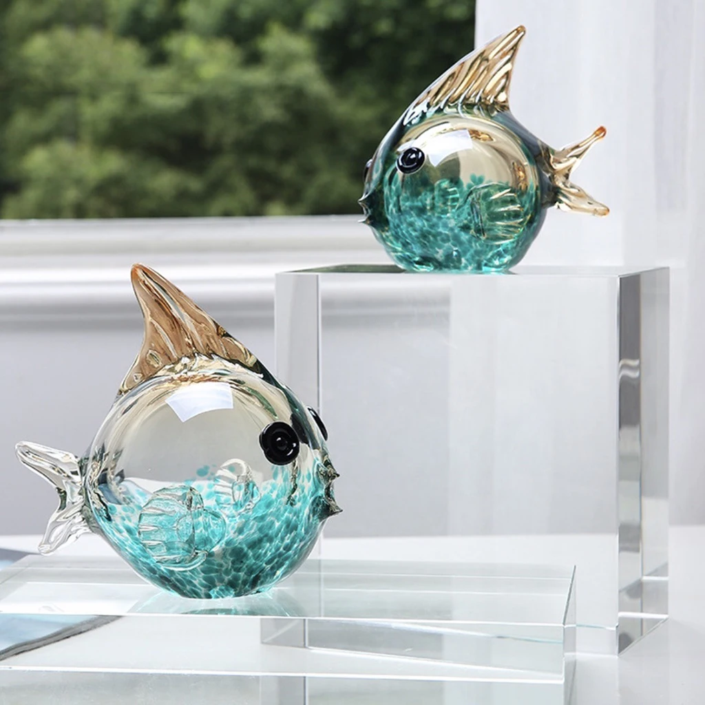 Hand Blown Glass Fish Bowl