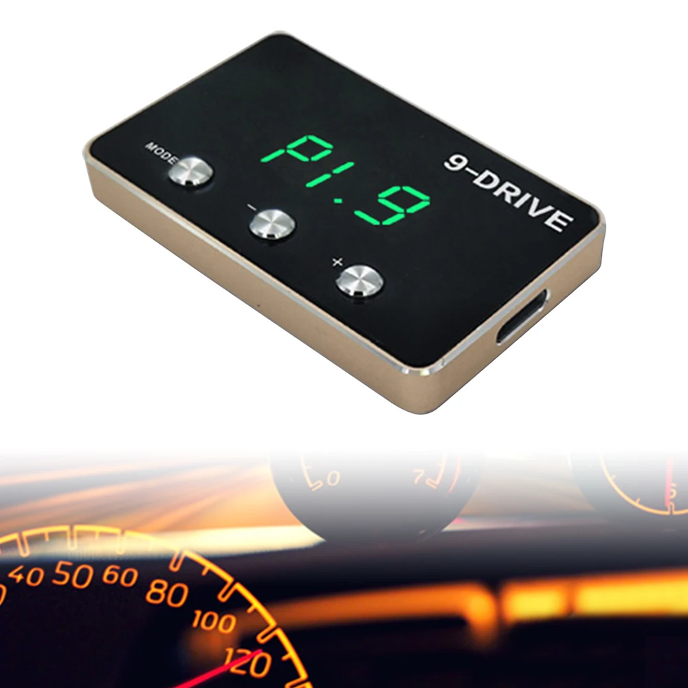 Acelerador electrónico para coche, controlador de acelerador de 9 ...