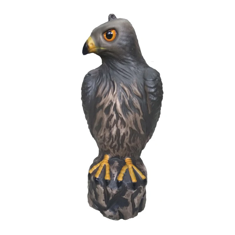 PLASTIC-LIFELIKE-DECOY-HAWK-GARDEN-EAGLE-BIRD-PEST-DETERRANT-CAT ...