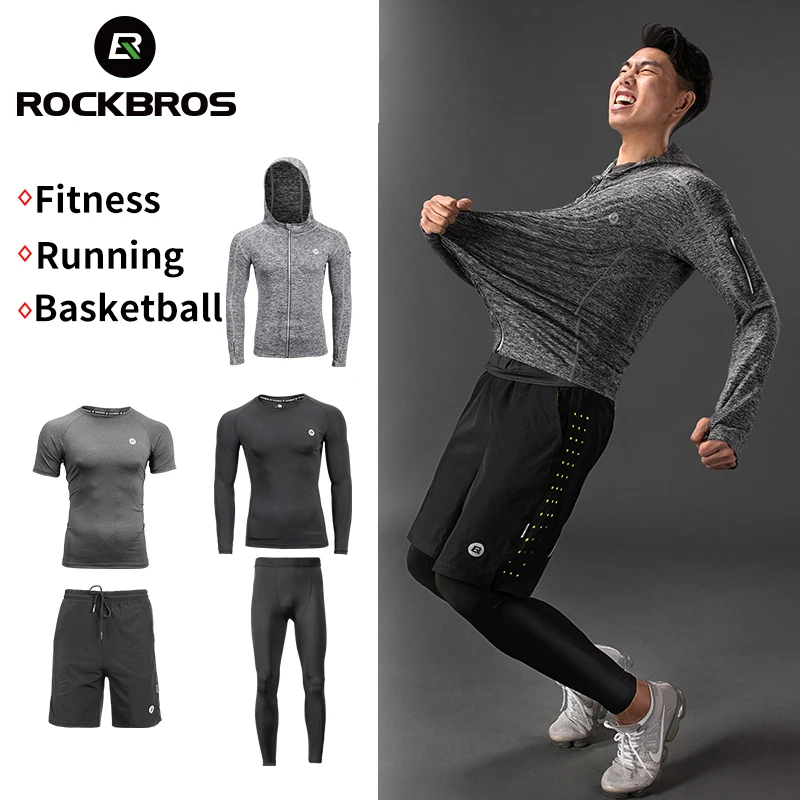ROCKBROS-Men-s-Sport-Suits-Running-Sets-Quick-Dry-Sweat-absorbent ...