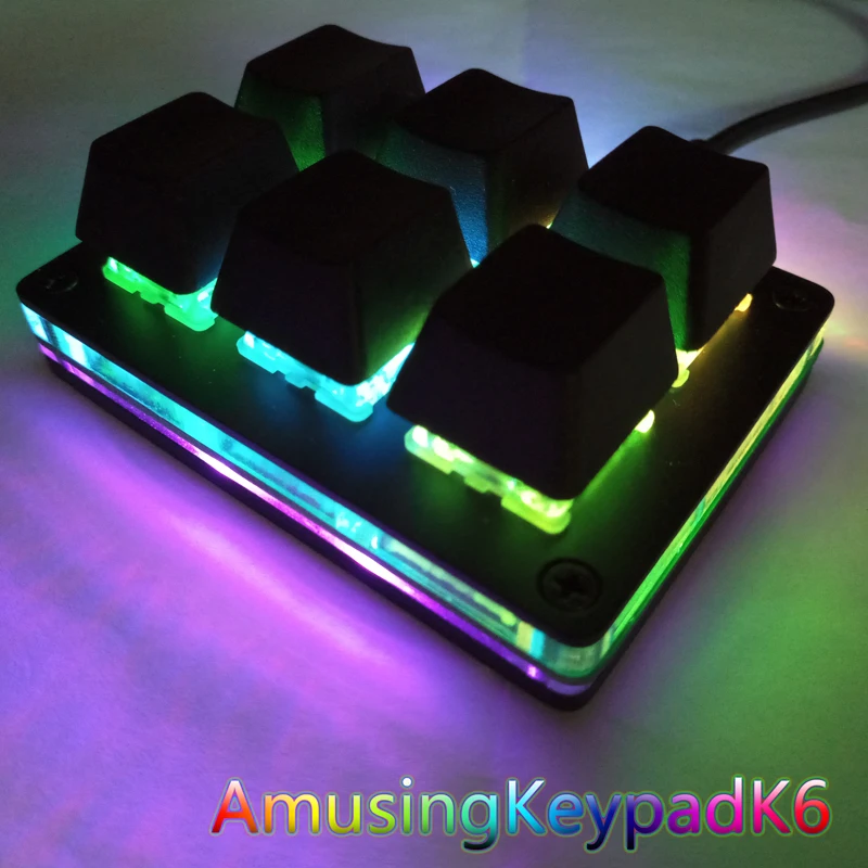 Amusingkeyboard k6 osu muse traço mini multimídia hotkey jogo de áudio ...