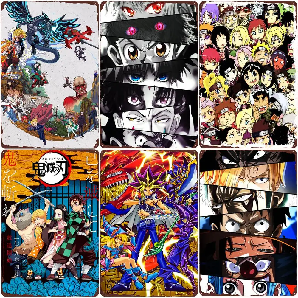 Anime-Hero-Vintage-Metal-Tin-Sign-Home-Club-Pub-Living-Room-Decoration ...