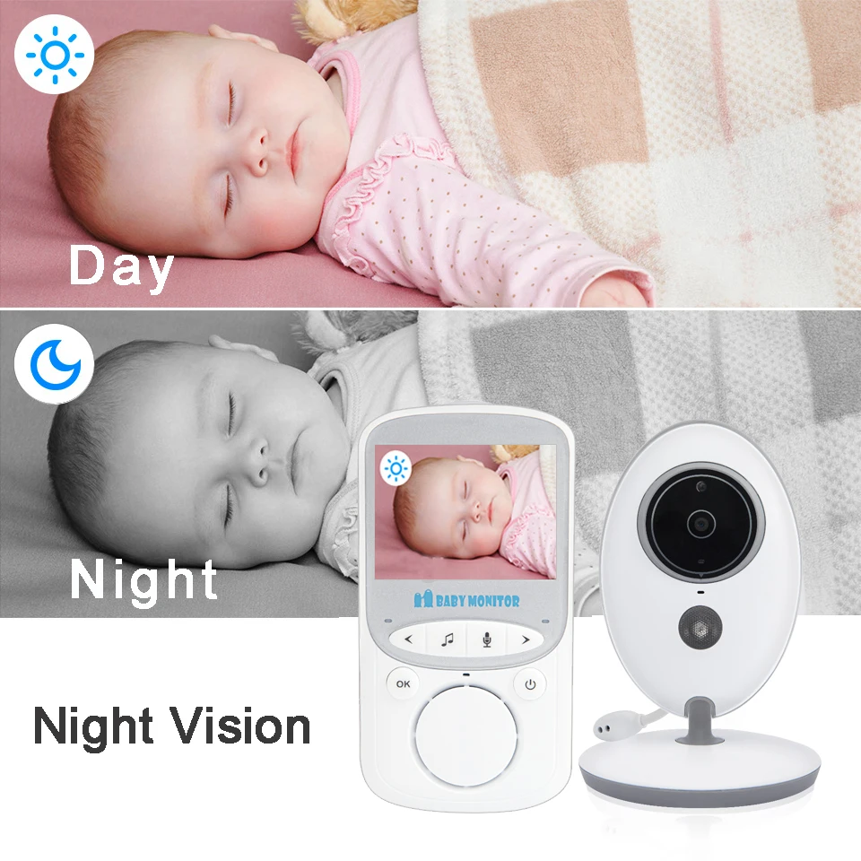 Baby Monitor Wireless Video Nanny Baby Camera Intercom Night Vision ...
