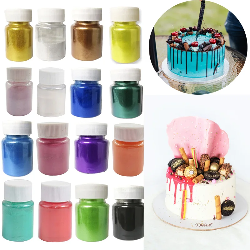 Cake Decorating Edible Glitter | Edible Gold Powder Cakes | Edible ...