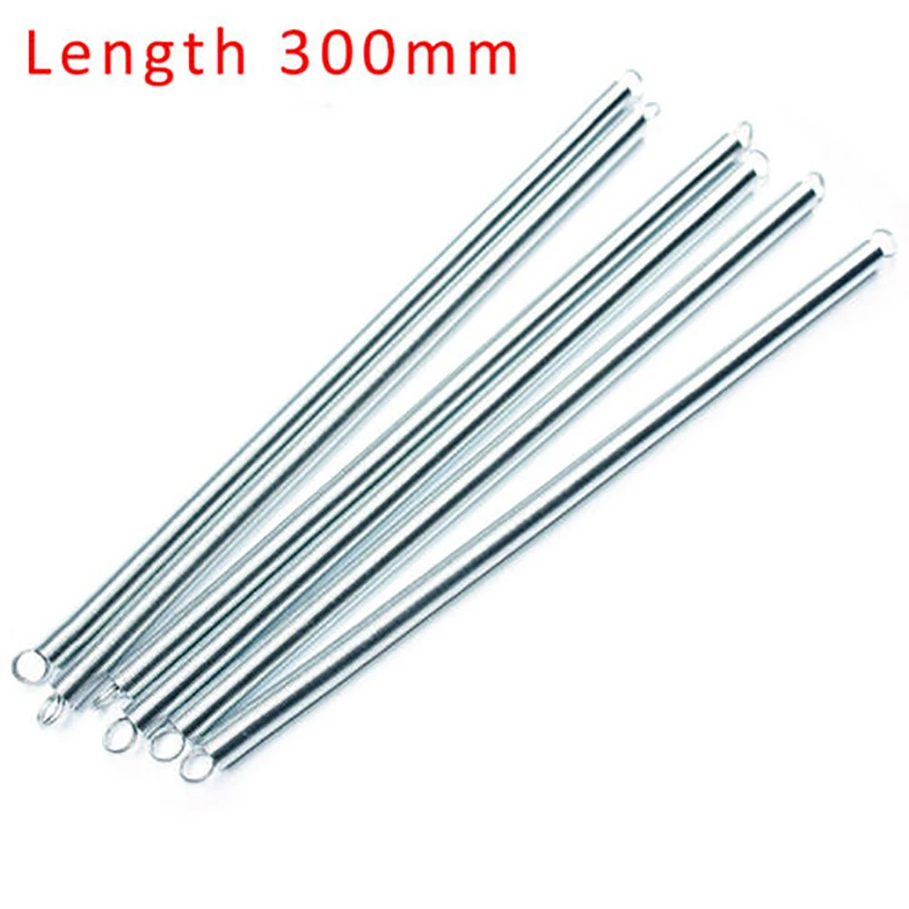 1PCS Galvanized Tension Spring Expanding Extending Spring Length 300mm ...